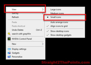 How to Make Desktop Icons Smaller in Windows 10